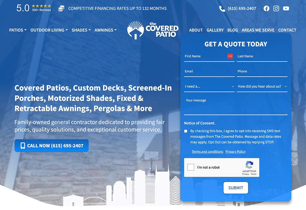 5 Patio & Outdoor Living Website Design Inspirations | Hook Agency