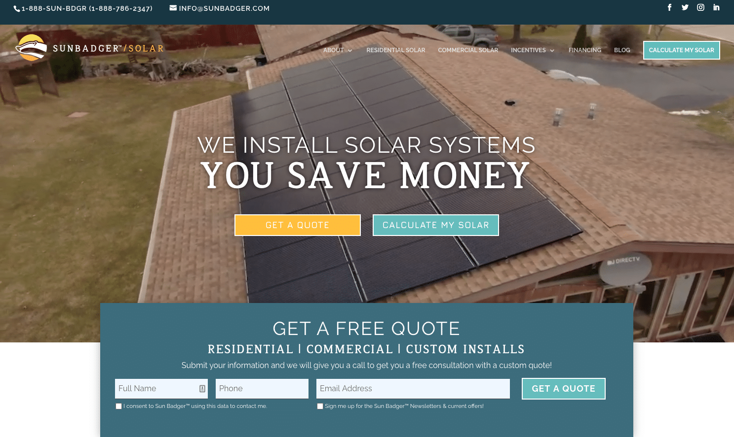Best Solar Website Design | 5 Stunning Examples For 2025 | Hook Agency
