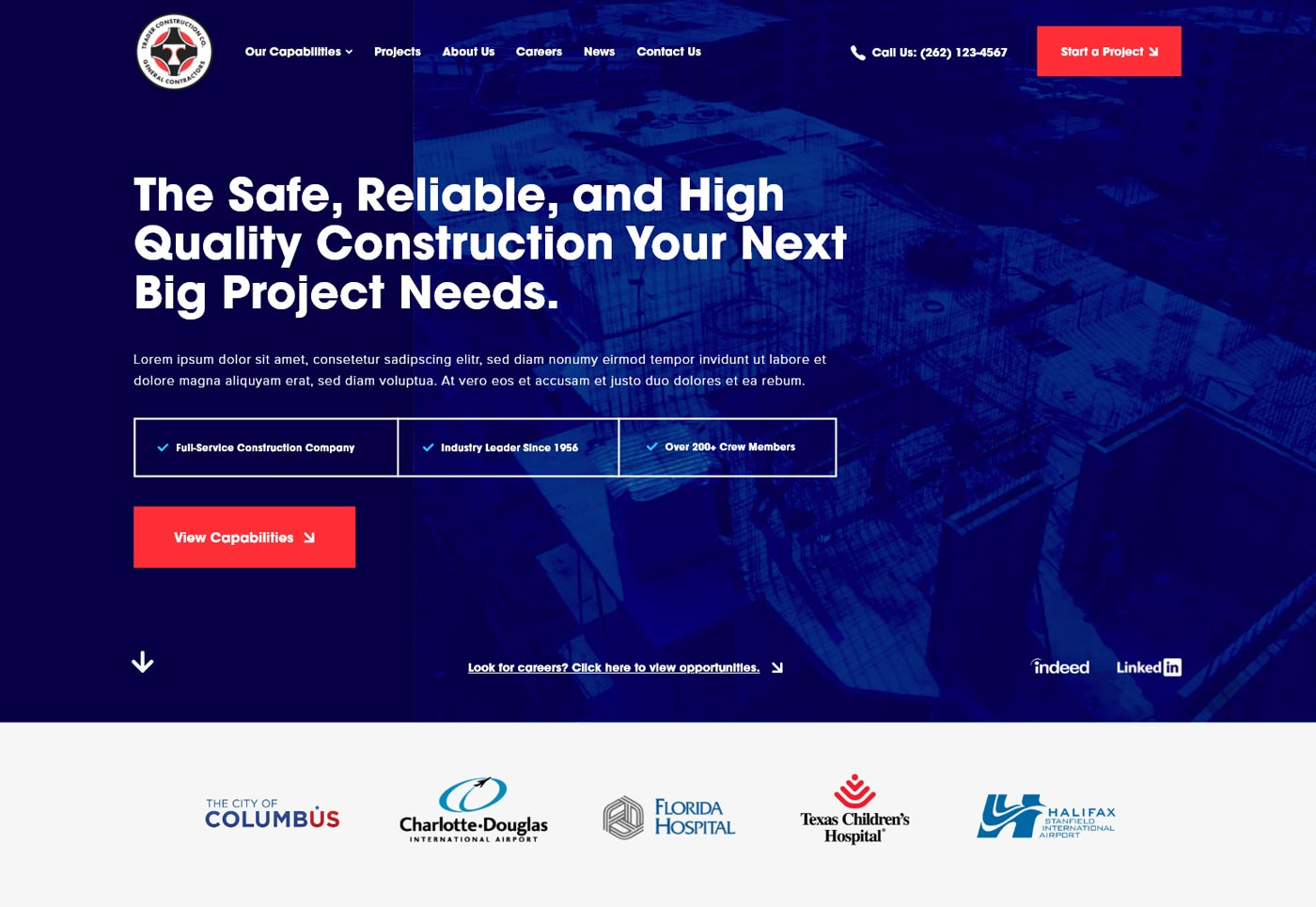 Construction Contractor Website Design (19 Examples - Updated 2024 ...