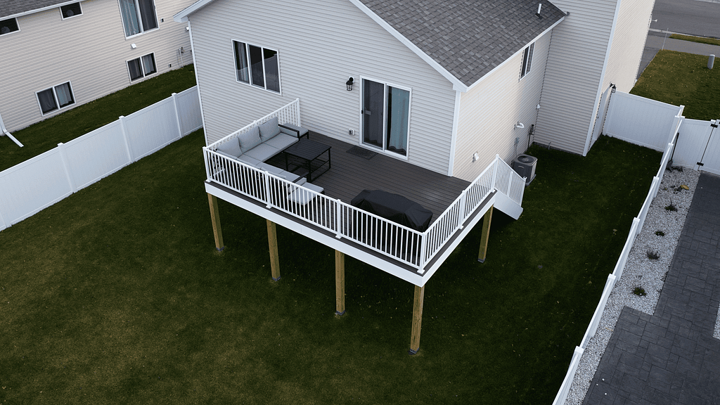 Coastal Bluff Trex Deck | Voyager Exteriors