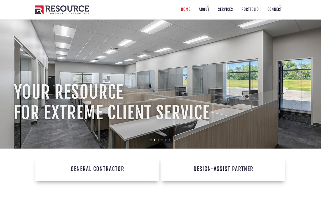7 Commercial Construction Website Designs To Inspire You | Hook Agency