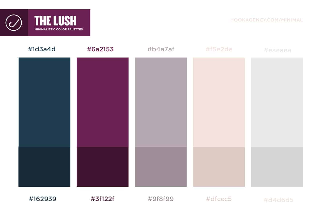 Minimalistic Color Palettes: Minimal Colors For Website Design | Hook ...