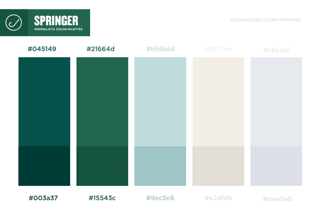 Minimalistic Color Palettes: Minimal Colors For Website Design | Hook ...