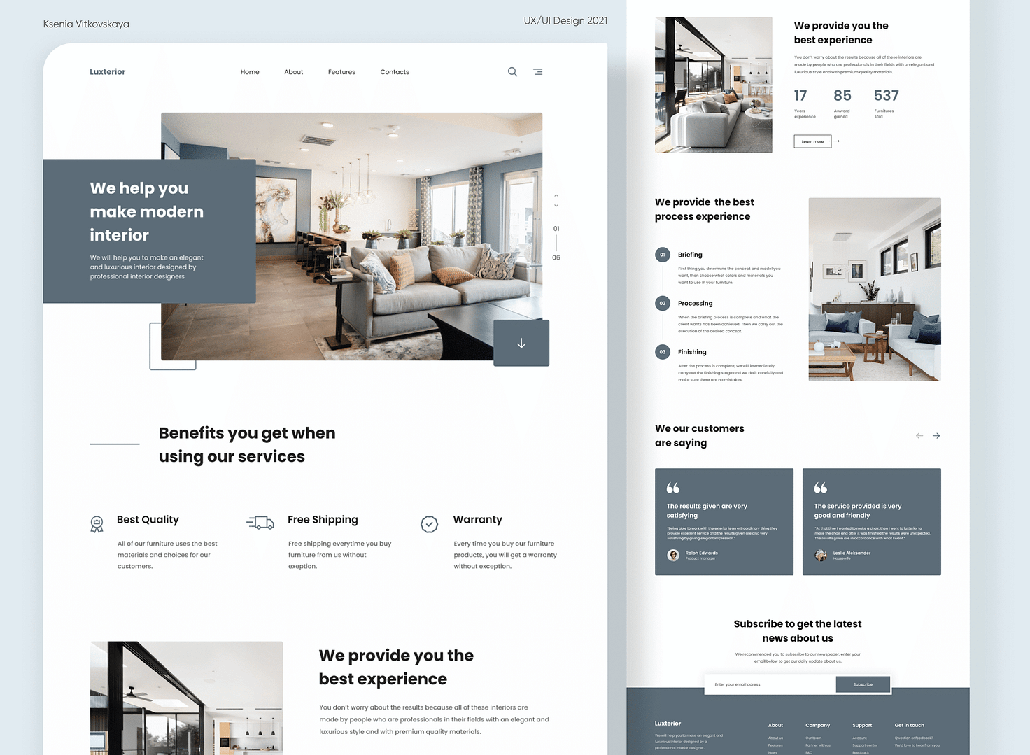 2025 Web Design Inspiration (3 Gorgeous New Examples) | Hook Agency