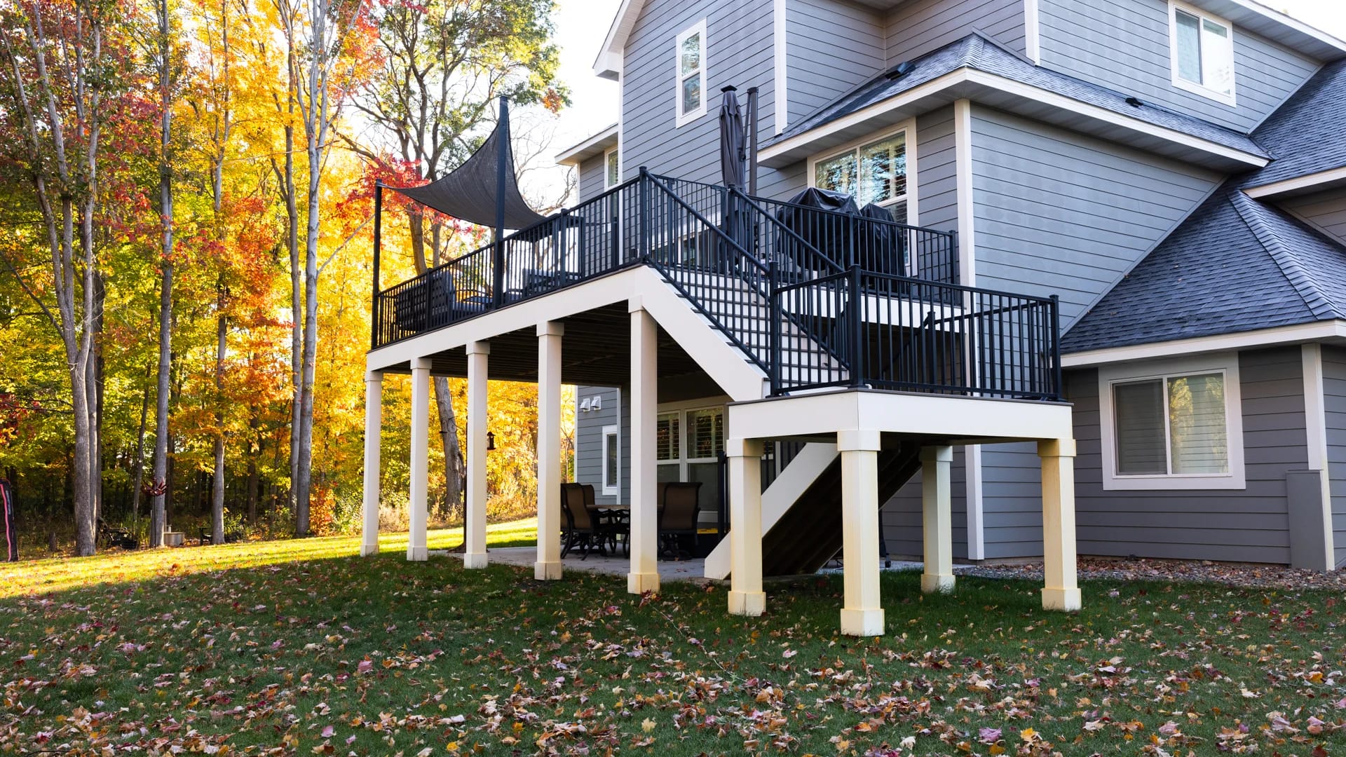 Sea Salt Gray TimberTech Deck | Voyager Exteriors