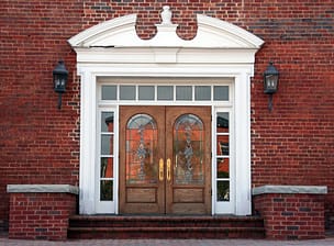 are double front doors outdated