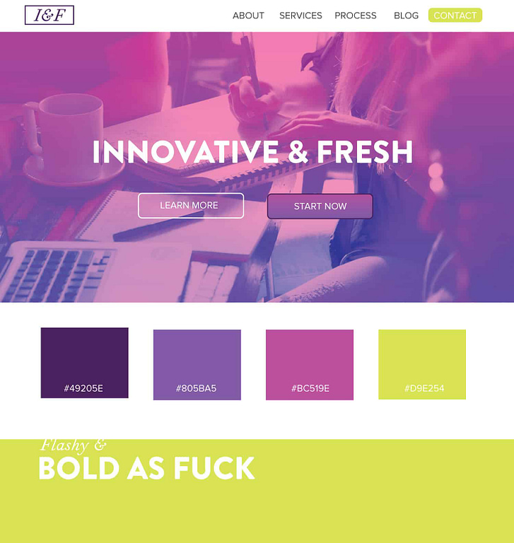 5 Web Design Color Palettes - Web UI Inspiration | Hook Agency