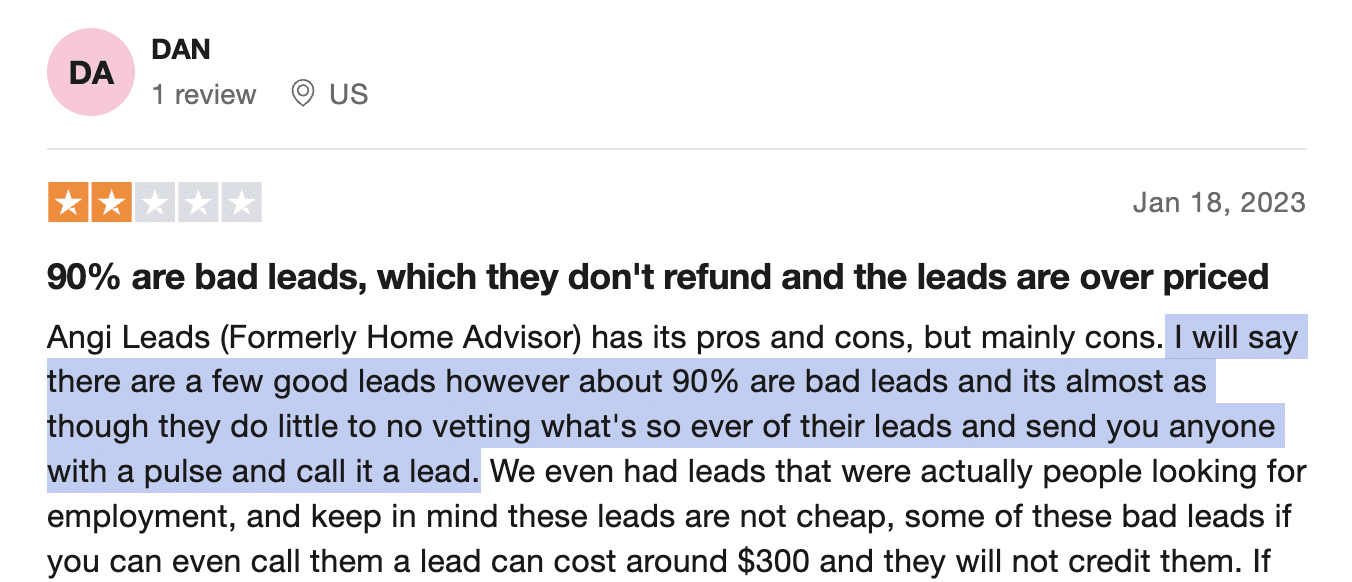 Angi Leads Reviews From Contractors 2025 (The Real Cost) | Hook Agency