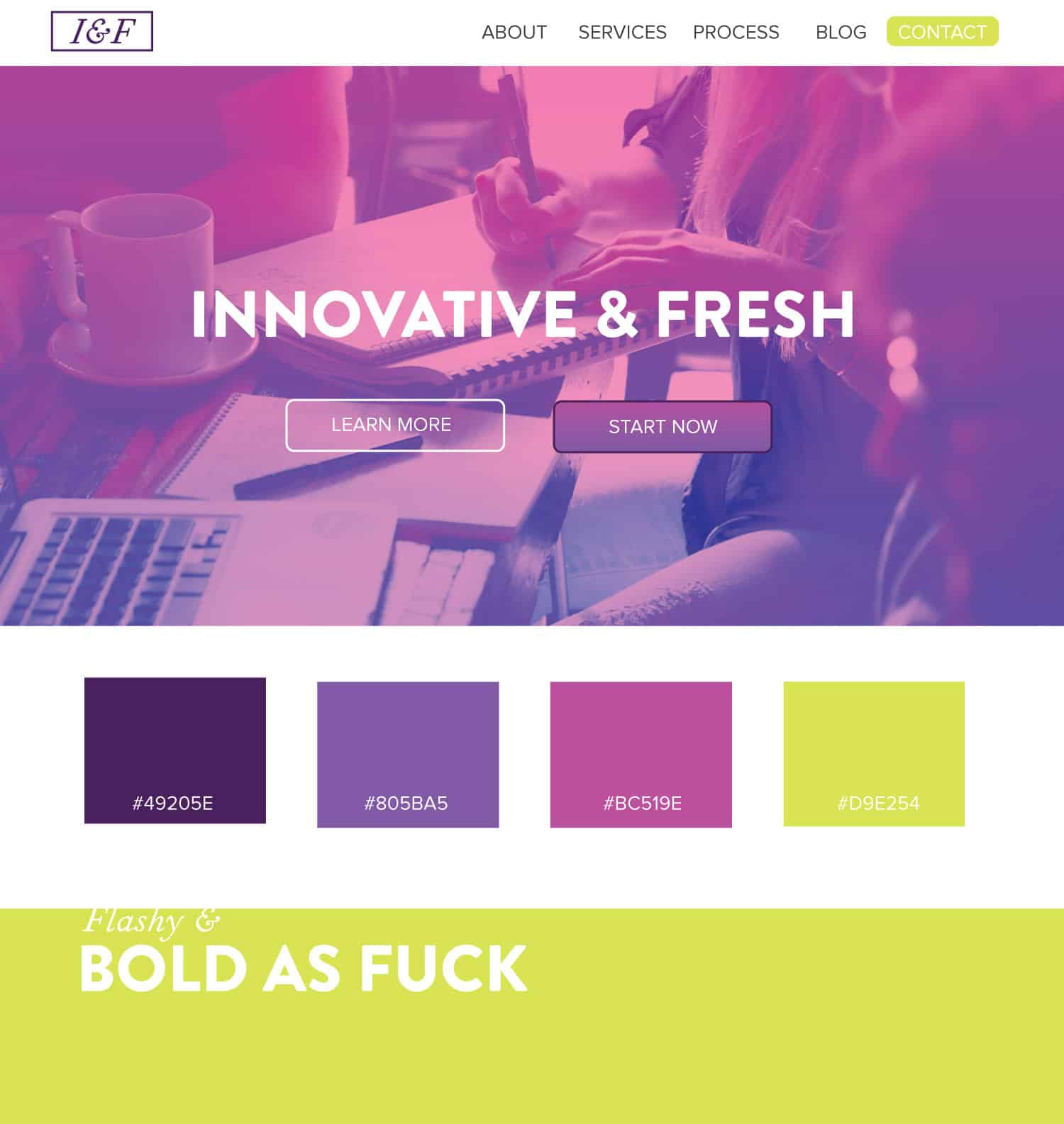5 Web Design Color Palettes - Web UI Inspiration | Hook Agency
