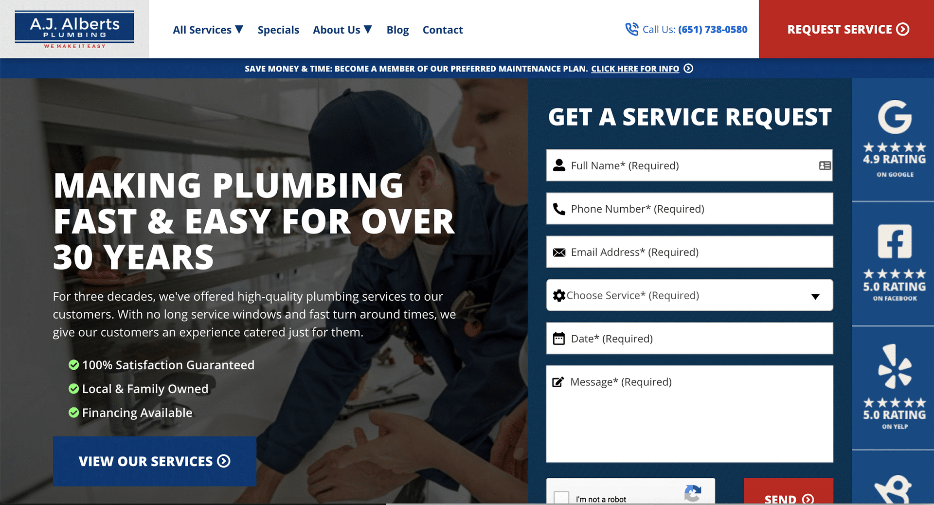 Plumbing Website Design | 8 Gorgeous Examples For 2024